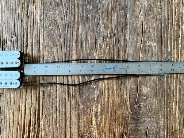 Seymour Duncan Designed HB-103 Humbucker Set | White, Long Leads, Spri ...