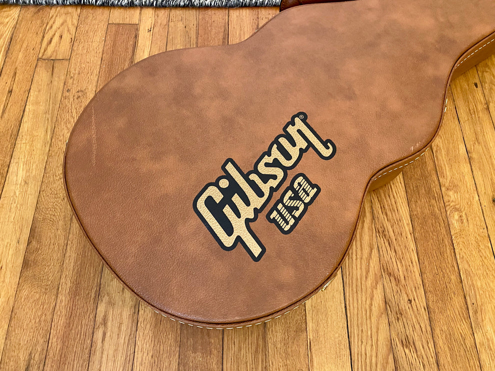 Gibson USA Hard Case | Brown & Pink – Lil' Huddy's Guitar Shop